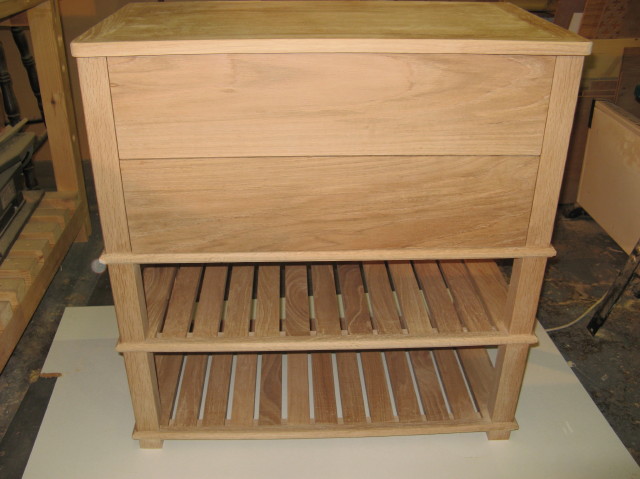 carpenter made Shoe Rack with Drawers – Hampshire Joinery